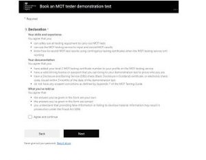 DVSA Demonstration Test Changes - MTC - MOT Training Courses
