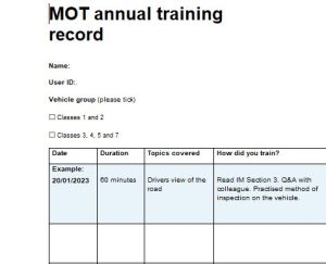 MOT CPD 2024 Updates & Changes - MTC - MOT Training Courses